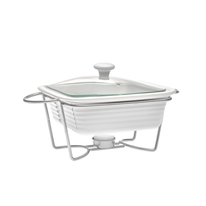 Godinger Silver Art Co Natura Square Baker with Lid & Reviews | Wayfair